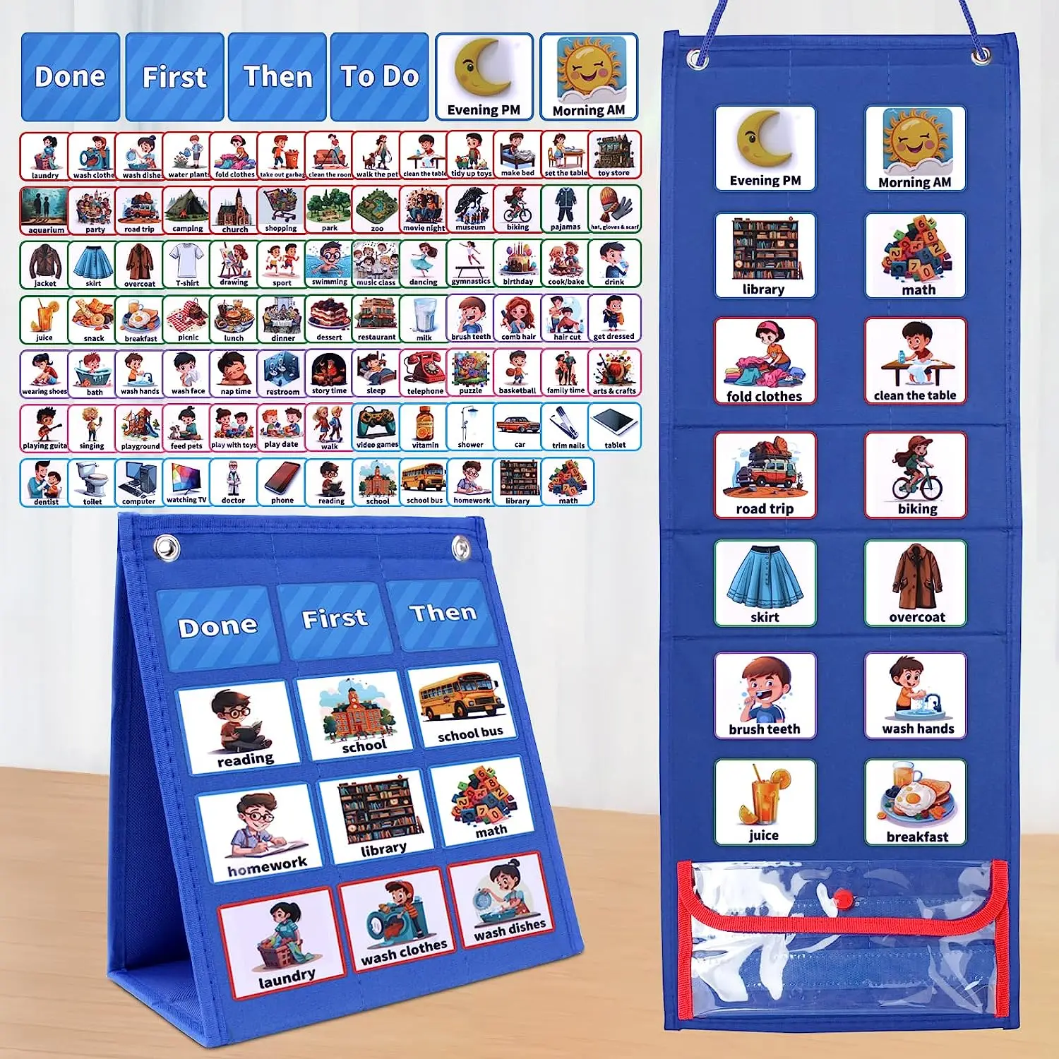 New Design Visual Schedule for Kids - Daily Routine Chart