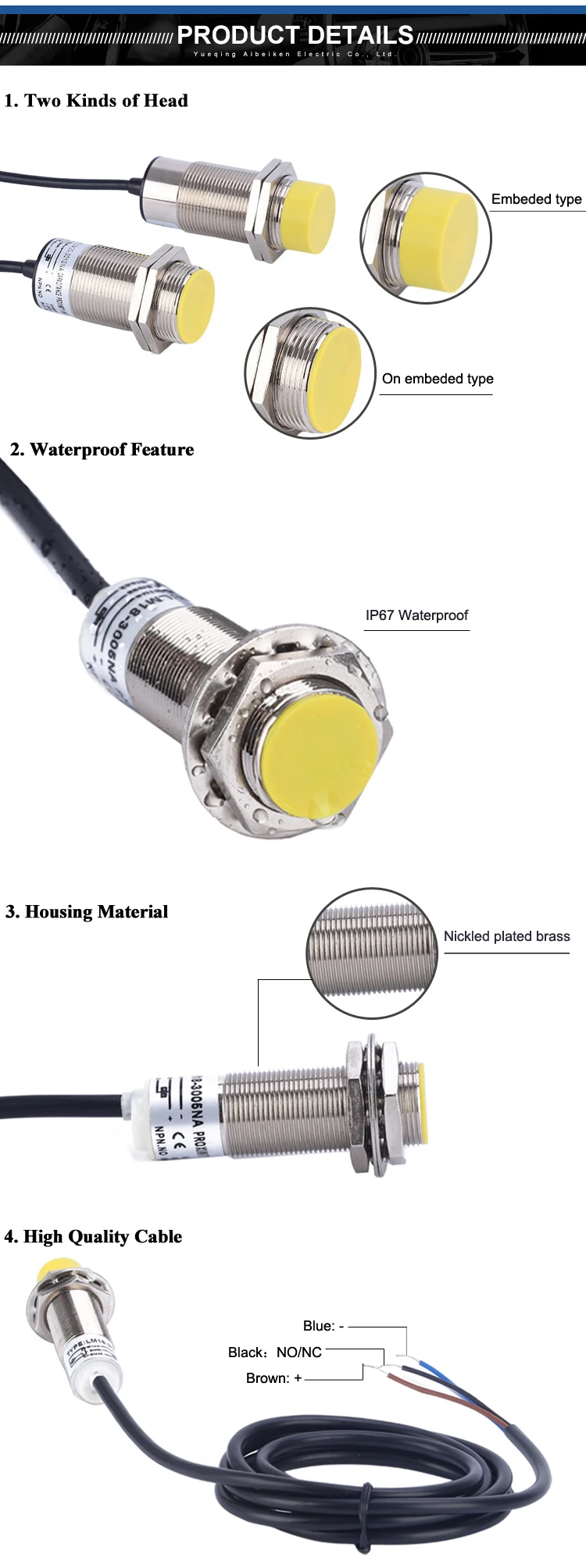 LM14 Dc Falling Metal Detector Inductive Capacitive Water Level Sensor ... LM14 Dc Falling Metal Detector Inductive Capacitive Water Level Sensor ...