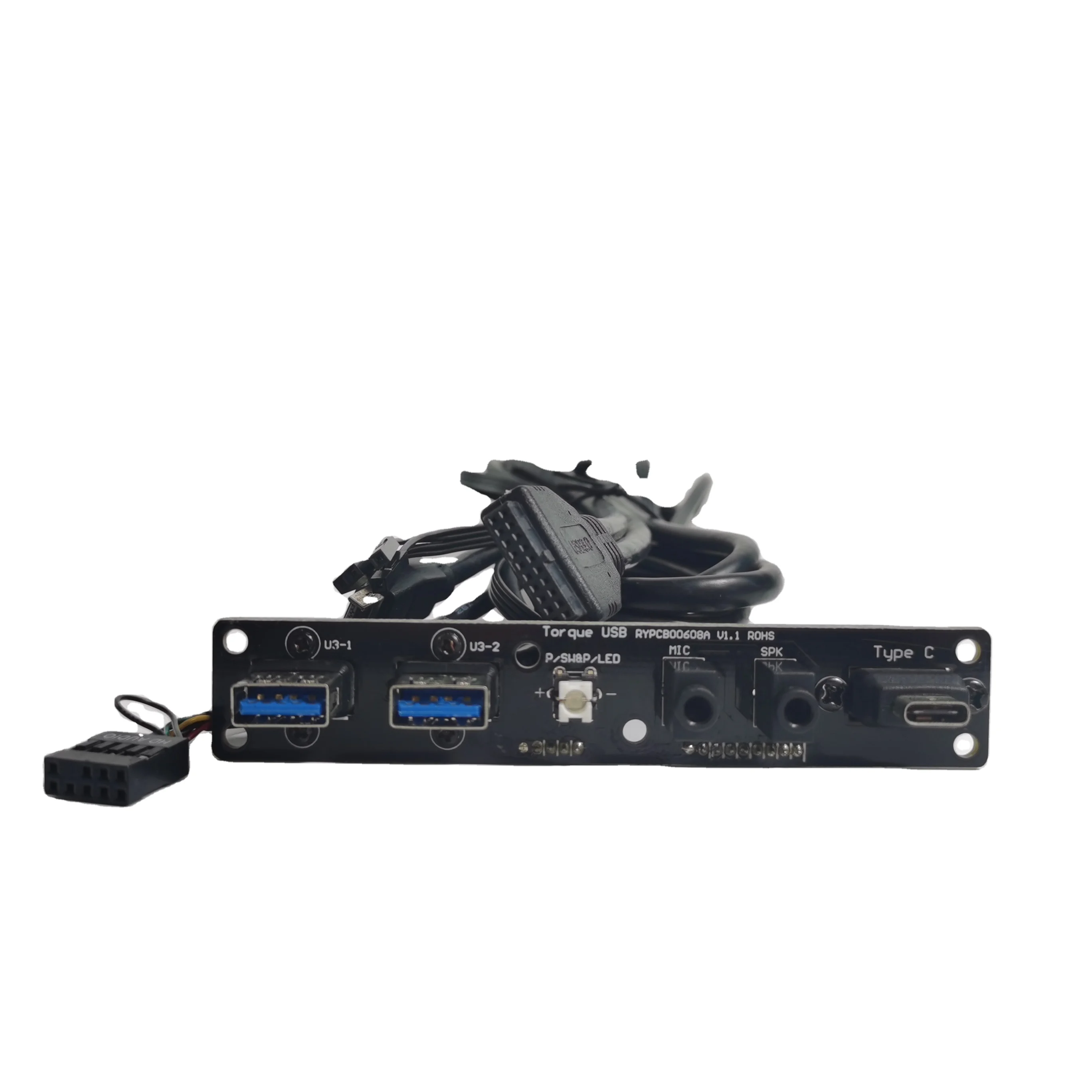 PC Case Front Panel USB 2.0 Switch Port PCB Circuit Board