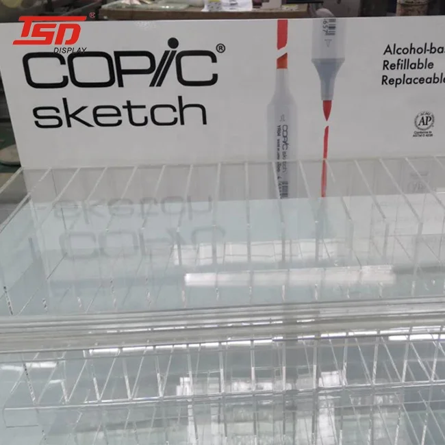 Custom Stationery Store Shop Counter Table Top Acrylic Marker Pen ...