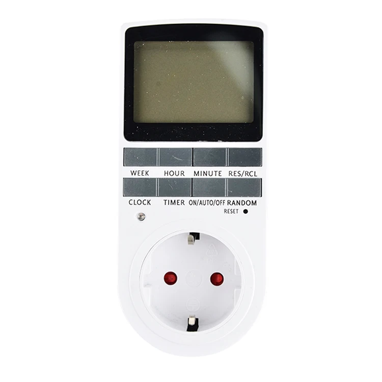 Digital Display Smart Electrical Programmable Timer Switch Smart Timer Plug Outlet Timer Socket ...