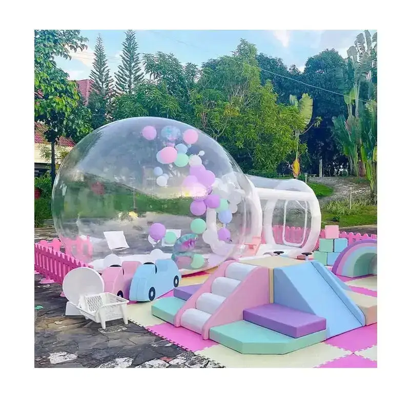 Giant Clear Crystal Igloo Dome Bubble Tent Transparent Inflatable ...