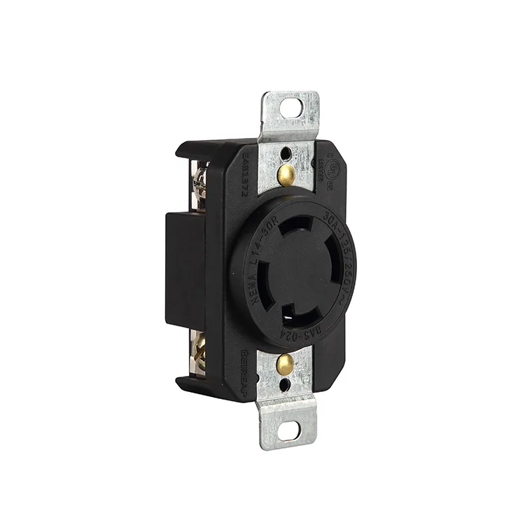 Nema L14-30r Straight Blade Twist Lock Outlet Female Receptacle For ...