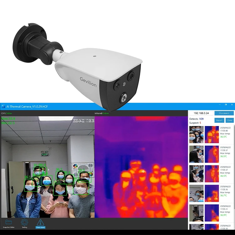 Ai Thermal Detecting Thermal Camera - Buy Thermal Camera,Temperature ...