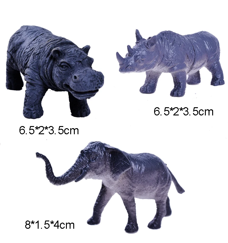PVC Animals Toy - Wild Animal Models for Educational Play
