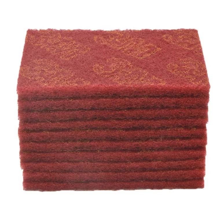 3m 7447 High Quality Non-woven Maroon Scouring Pad Sanding Sponge - Buy ...