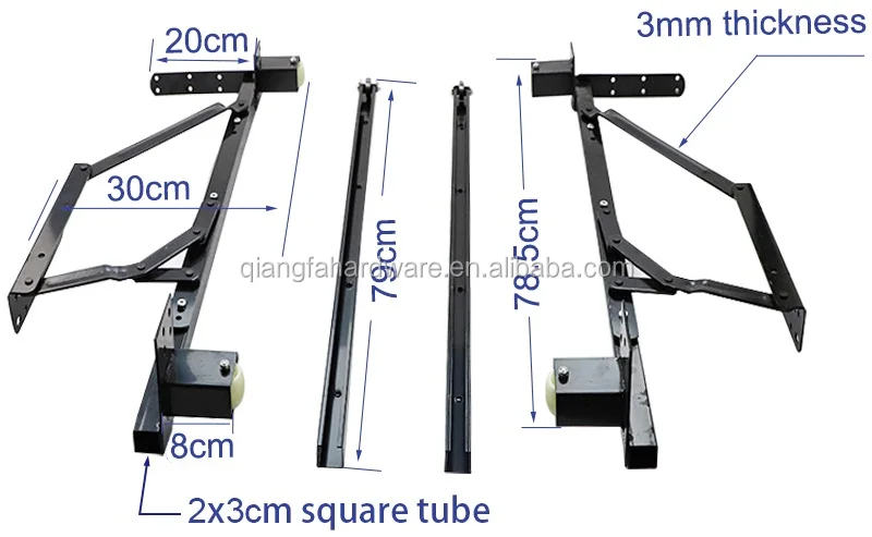 Sliding Wheel Lift - Push-Pull Sofa Bed Mechanism