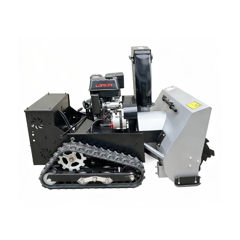 Industrial Radio Controlled Snow Blower Robot Remote Control Gasoline ...