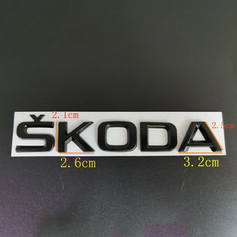 Logo Car Front Hood Rear Trunk Emblem Badges For Skoda Octavia A7 A5 ...