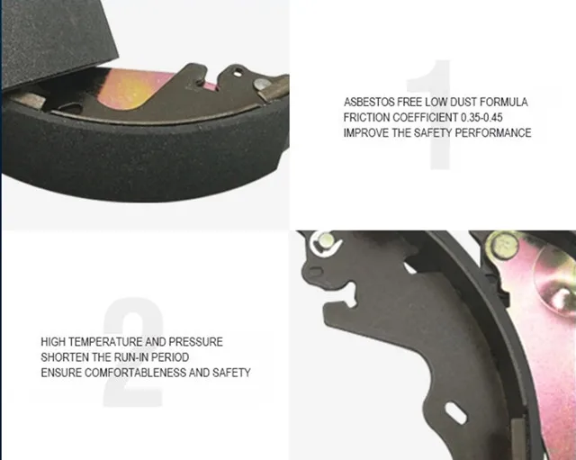 JW Brake Shoes for Hyundai Truck HD65 - Durable & Reliable