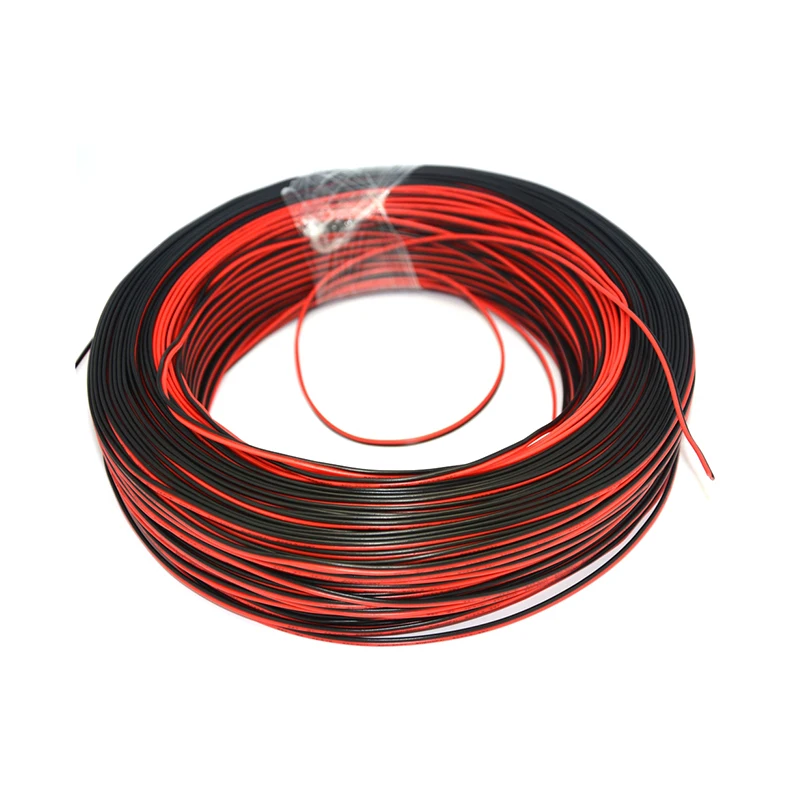 2pin Amg22 Black Wire Led Strip Light Connector Black Red Dc Extension ...