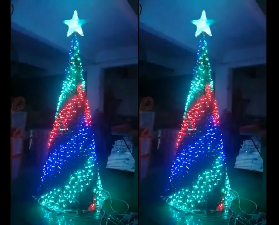 Rgb Dmx New Technique Smart Intelligent Programmable Christmas Cone Tree Light - Buy Led Cone ...