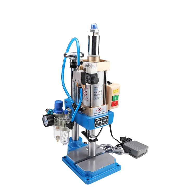 Automatic Industries Small Pneumatic Cylinder Steel Punching Press ...