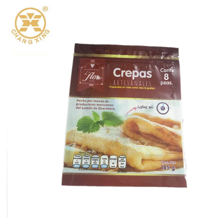 Resealable Mylar Food Grade Tortilla Packaging Bags Plastic Bag For ...