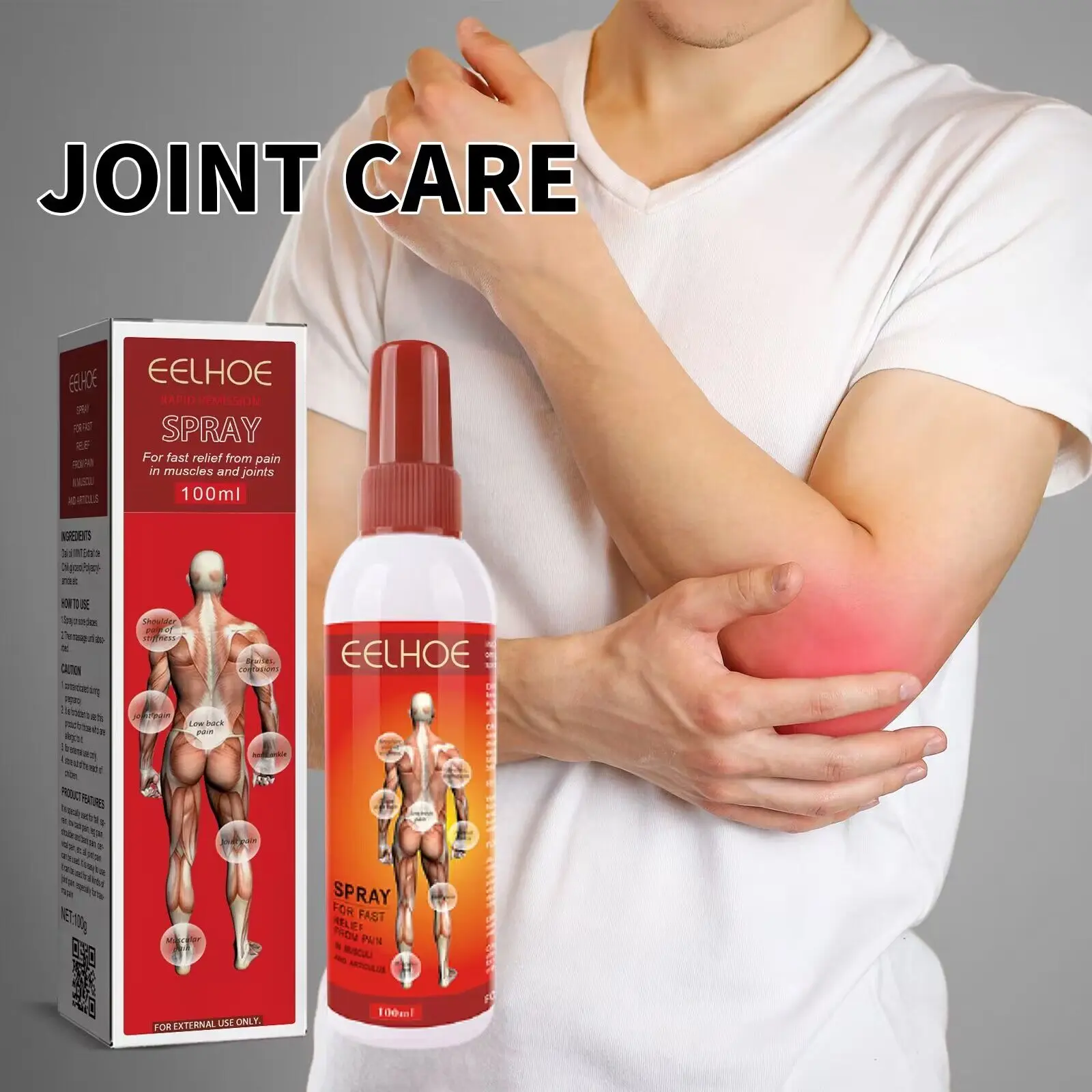 Oint Care Spray - Relief for Lumbar Spine and Knee Joints