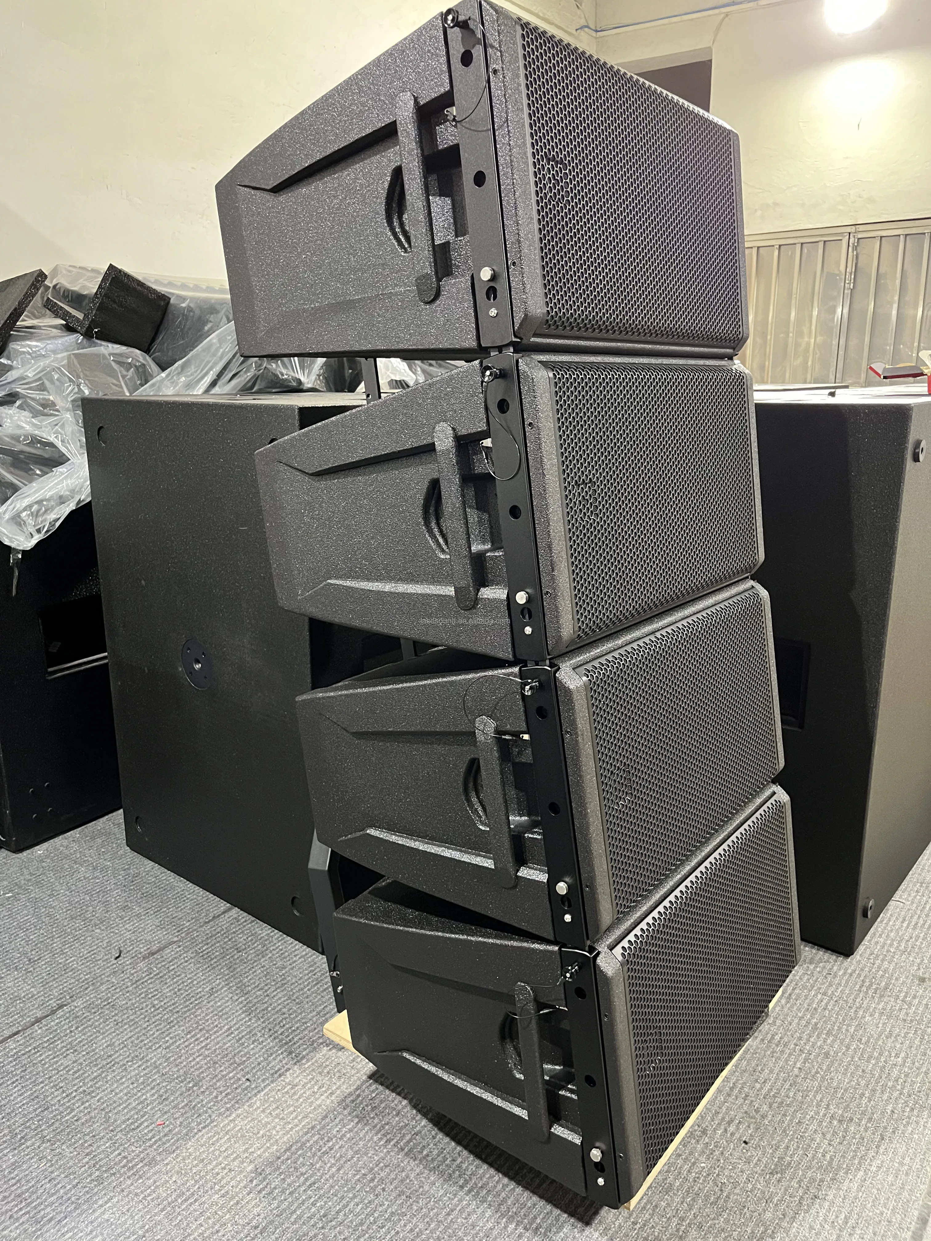 Lase Sound Hdl28l Double 8 Inch Powered Sound System Active Speaker 2 Way Line Array Speaker ...