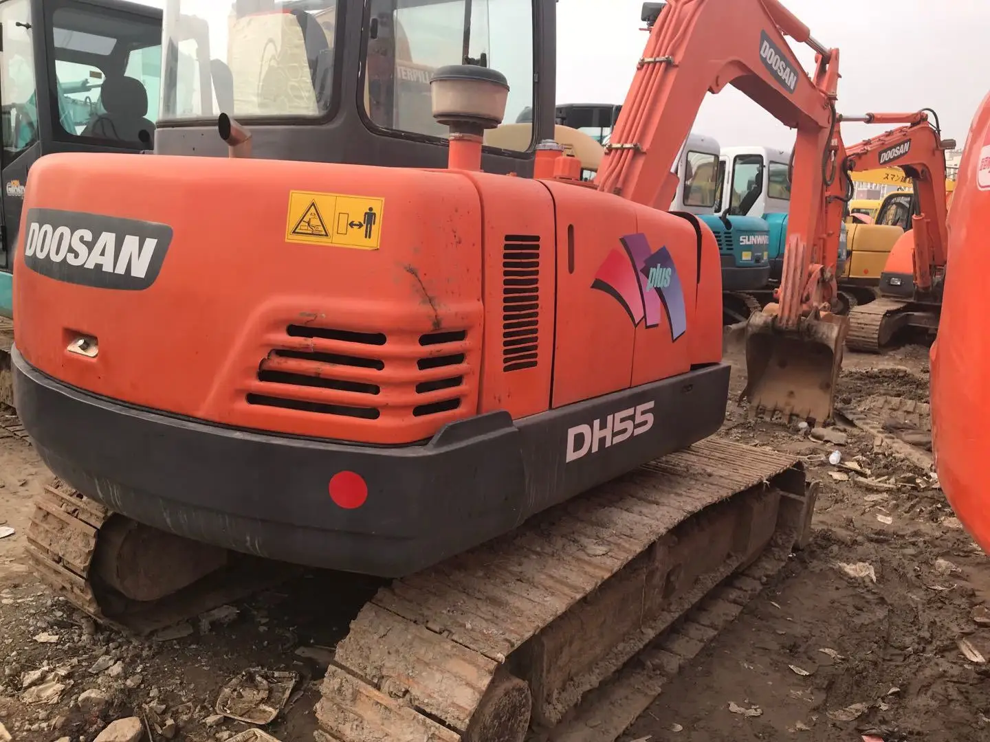 Doosan Dh55 Used Excavator High Quality As Well As Low Mileage ...