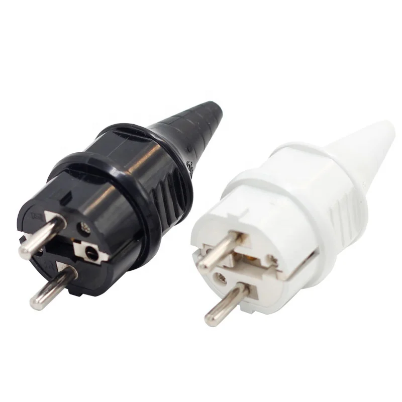 Eu Wiring Plug Ce Mark Waterproof European Plug Schuko Power Wiring ...