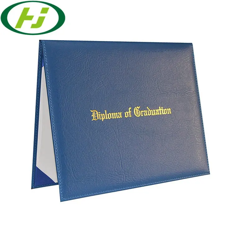 A4 Leather Certificate Holder - Customizable Graduation Folder