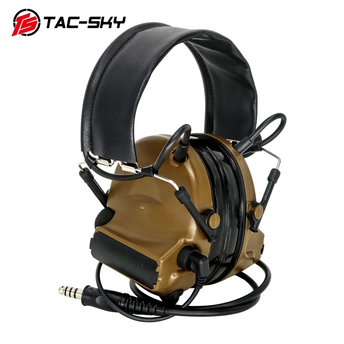 TAC-SKY Tactical Headset Hearing Protection Shooting Ear Muffs Walkie ...