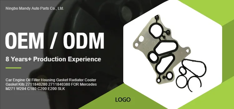 Car Engine Oil Filter Housing Gasket Radiator Cooler Gasket Kits ...