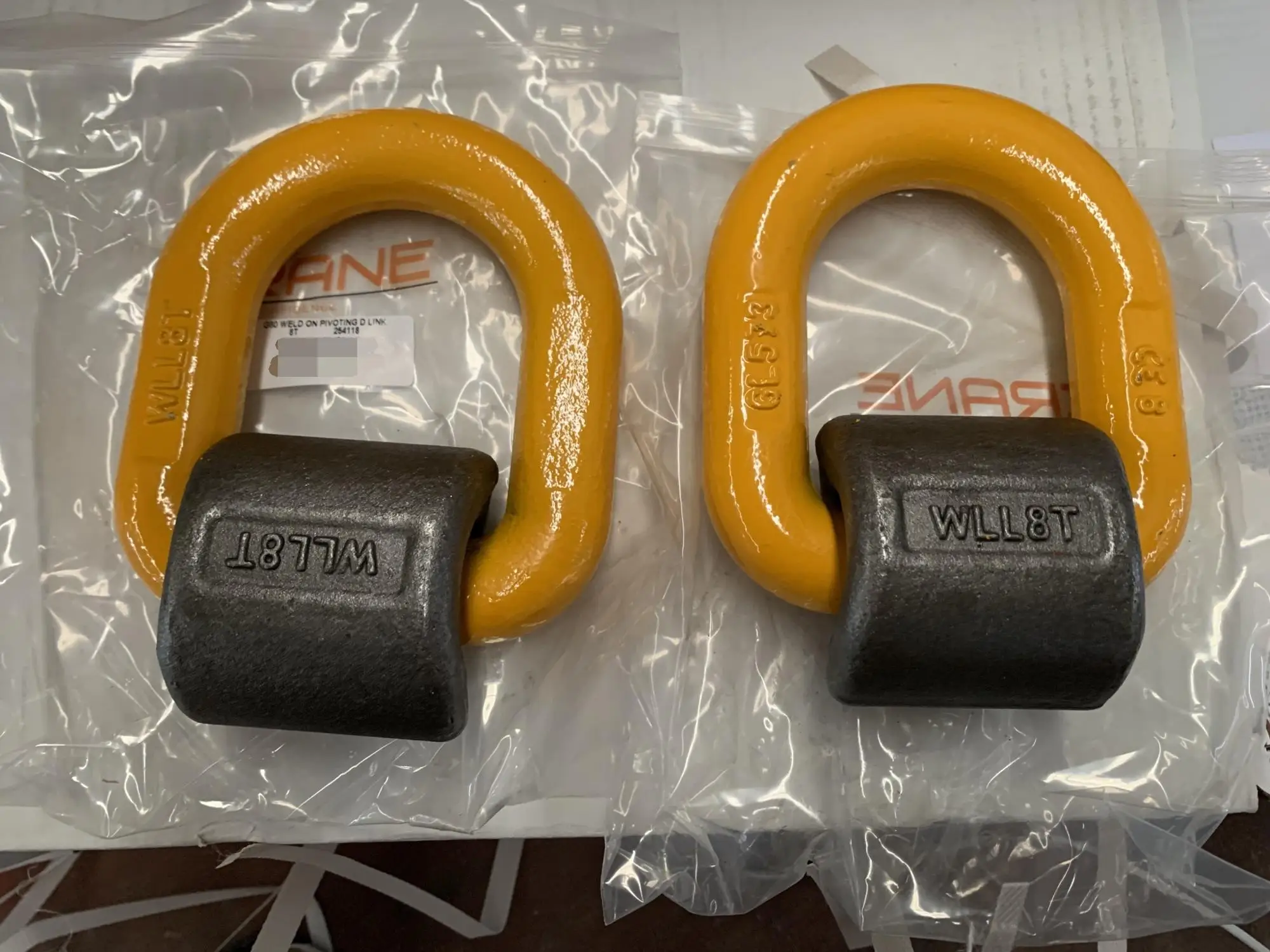 Quality Forged G80 Weld On Lifting Point D Ring/container Lifting Lugs ...