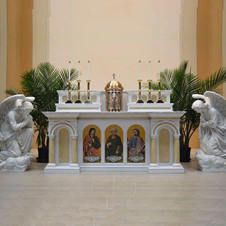 High Quality Religious Marble Church Altar Table Design
