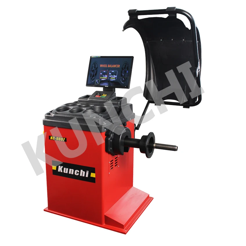 KUNCHI Wheel Balancer Machine - Magnetic Levitation LCD Tire Balancer ...