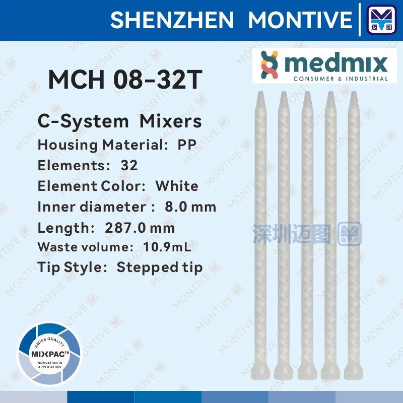 Mch08-32t Sulzer Mixpac Original Mixer Is Suitable For 200/400ml 1:1/2: ...