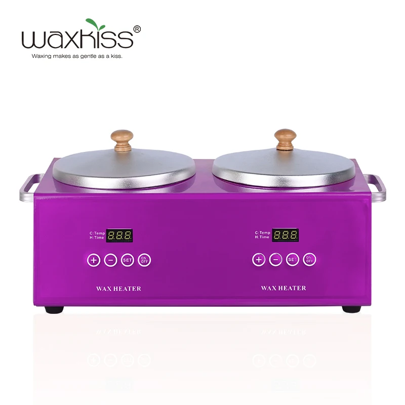Waxkiss Colorful Iron Double Digital Wax Heater Machine 500ml*2 Wax ...