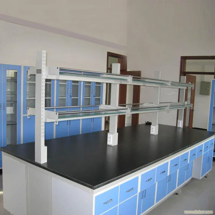 Table centrale de laboratoire avec évier et support pour agent, 1 pièce ...