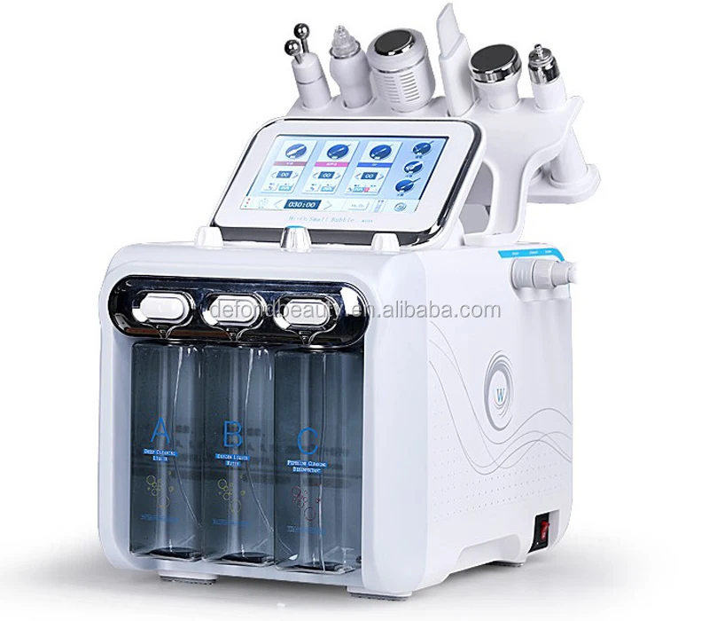 Portable 6 In 1 Hydra H2o2 Facial Beauty Machine For Blackhead Removal ...