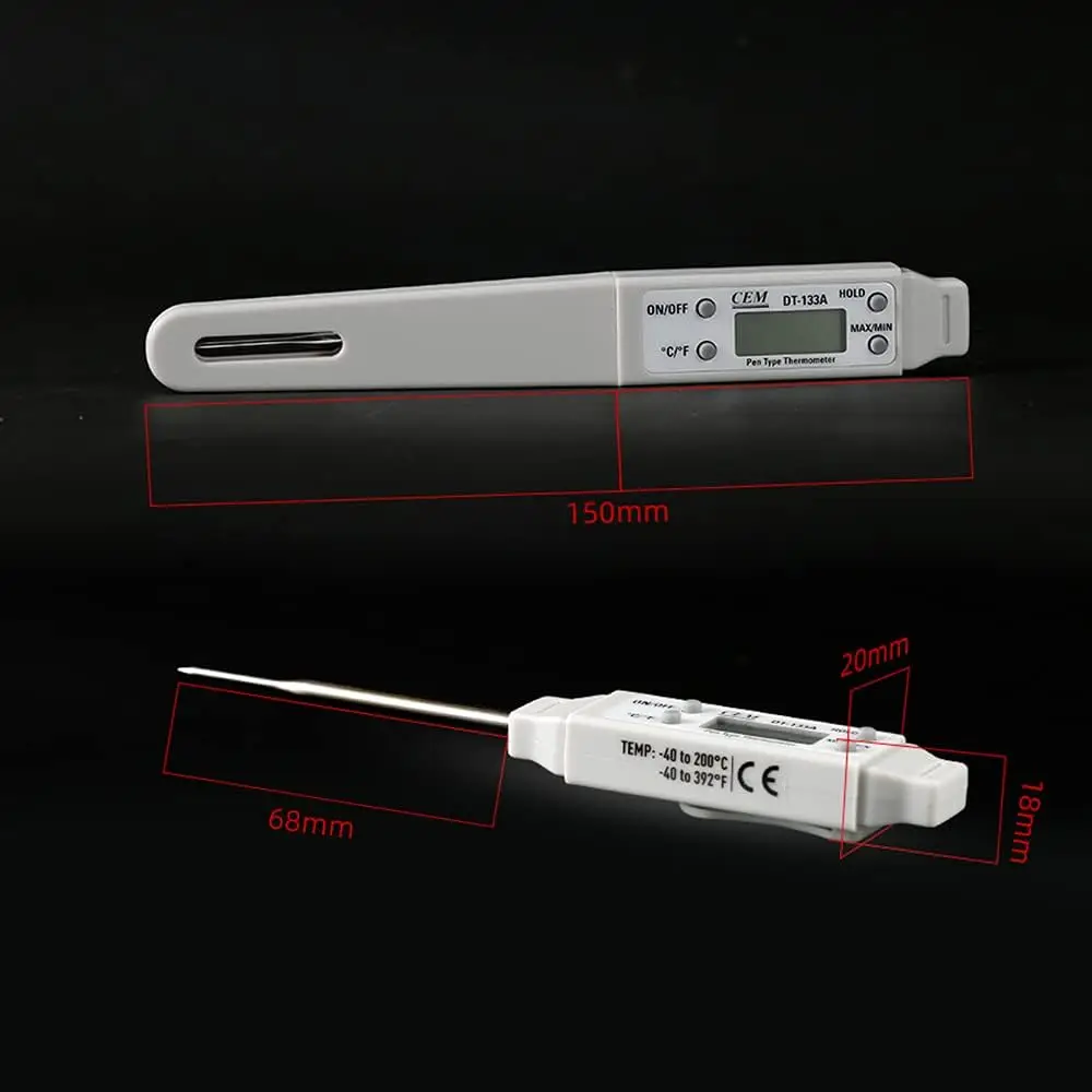 CEM DT-133A Digital Instant Read Food Thermometer for Kitchen