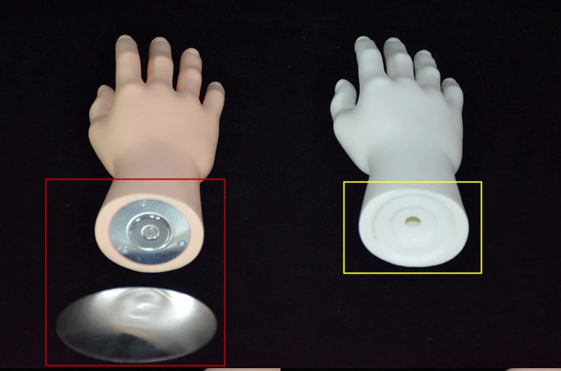 Lifelike Male Mannequin Hands Plastic Mannequin Hand For Wrist Watch ...