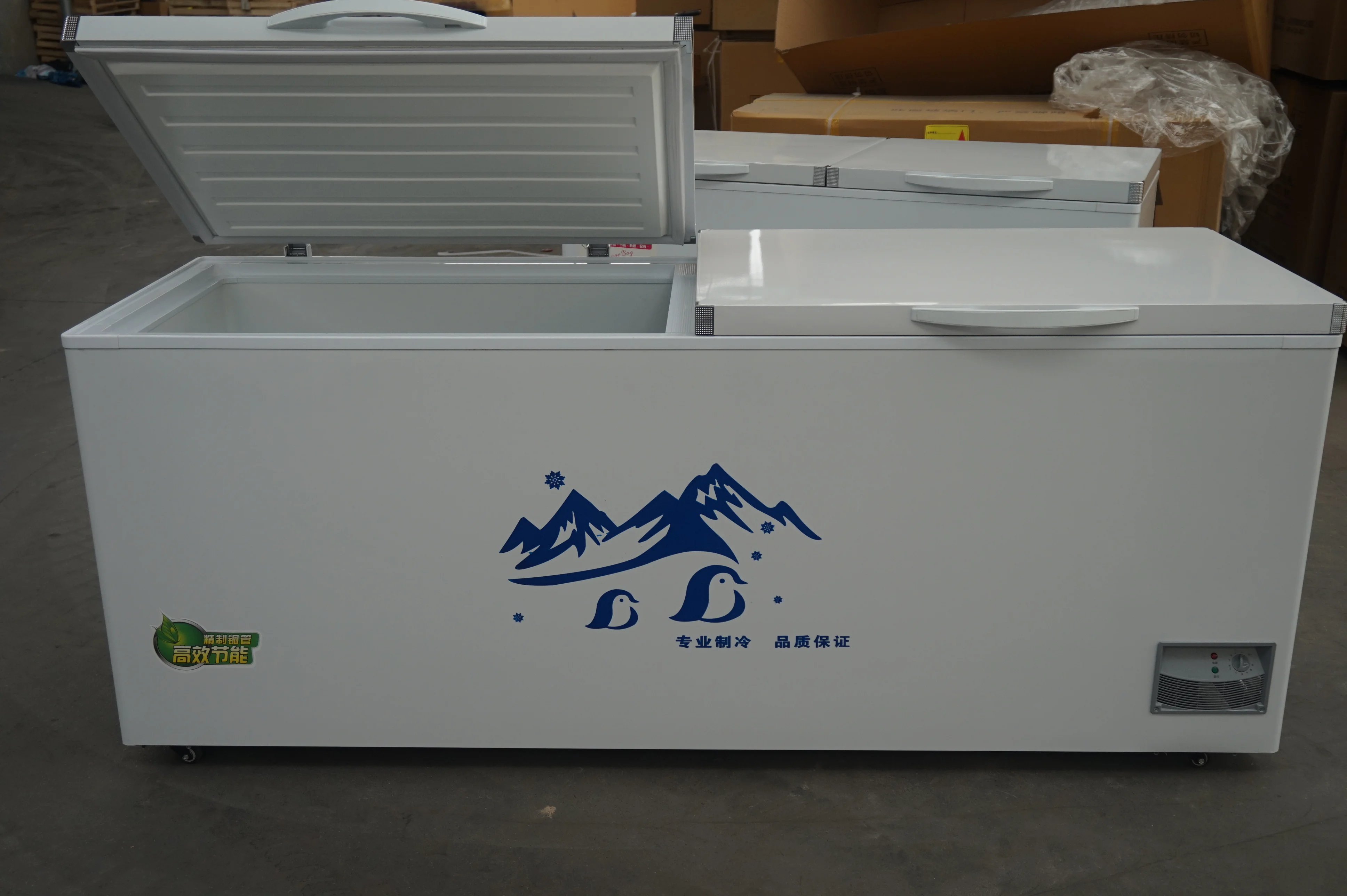 600l 700l 800l 900l 1000l 1200l Deep Chest Freezer Big Vulome Freezing ...
