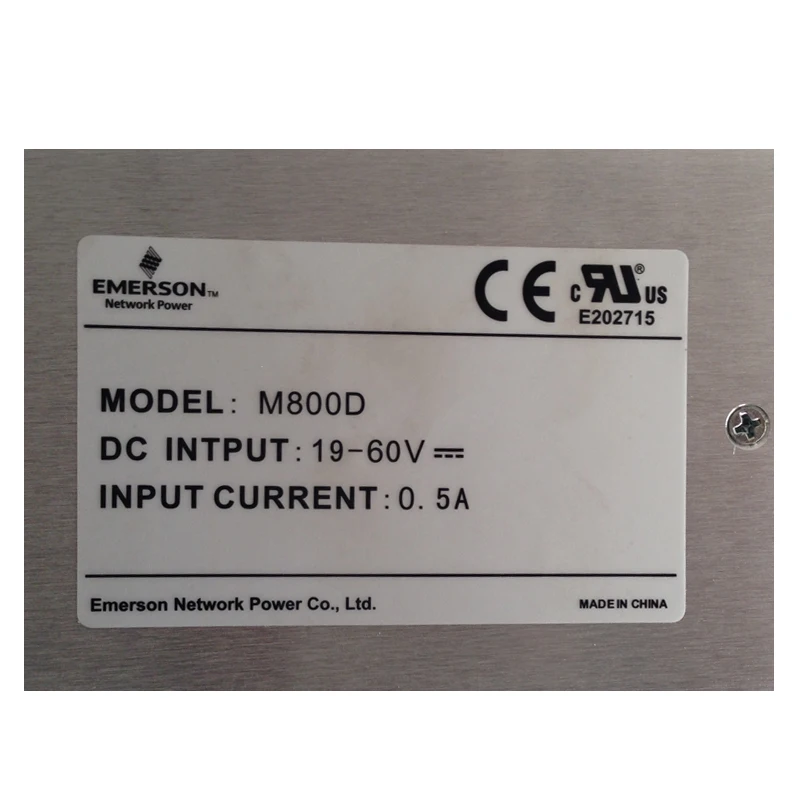 Telecom Rectifier M800d Emerson Monitoring Power Module M800d ...