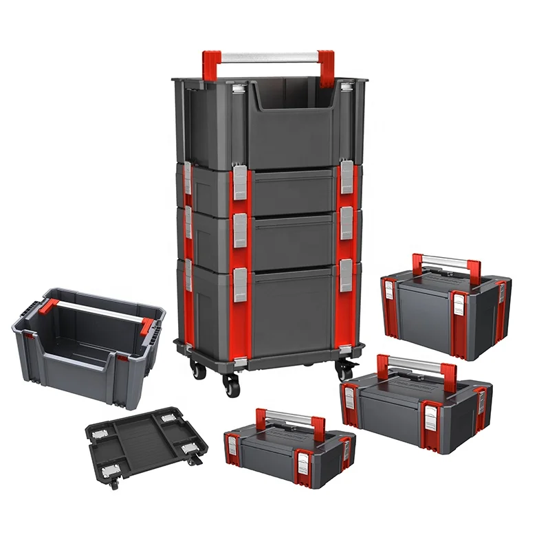 Vertak Rolling Tool Box Trolley Toolbox Storage Set Trolley Tools Cabinet With Wheel Toolbox ...