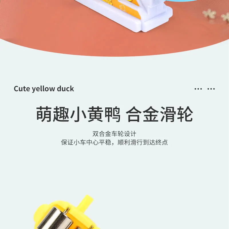Shake Sound Little Yellow Plastic Duck Automatic Climbing Stairs Infant ...