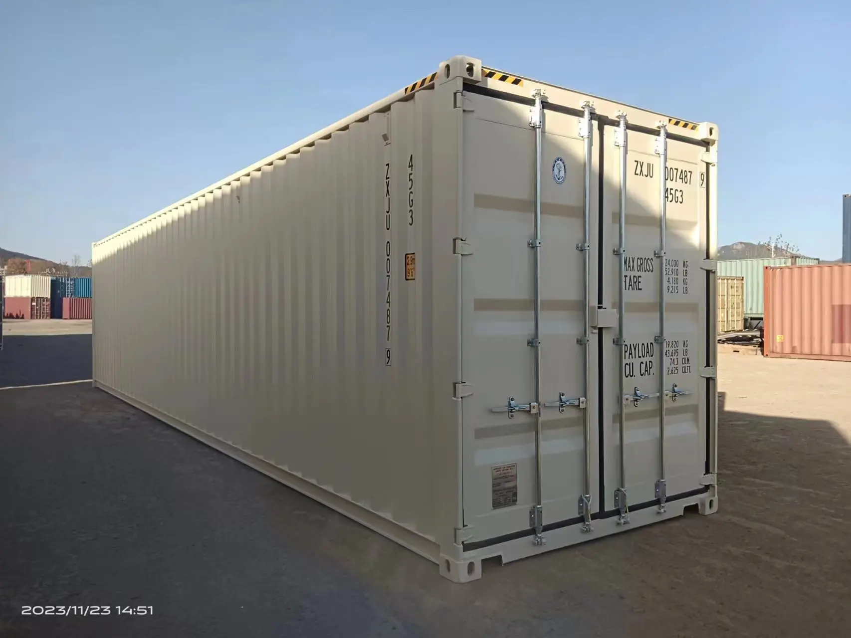 20ft 40ft Dry Containers - High Cube Open Side Solutions