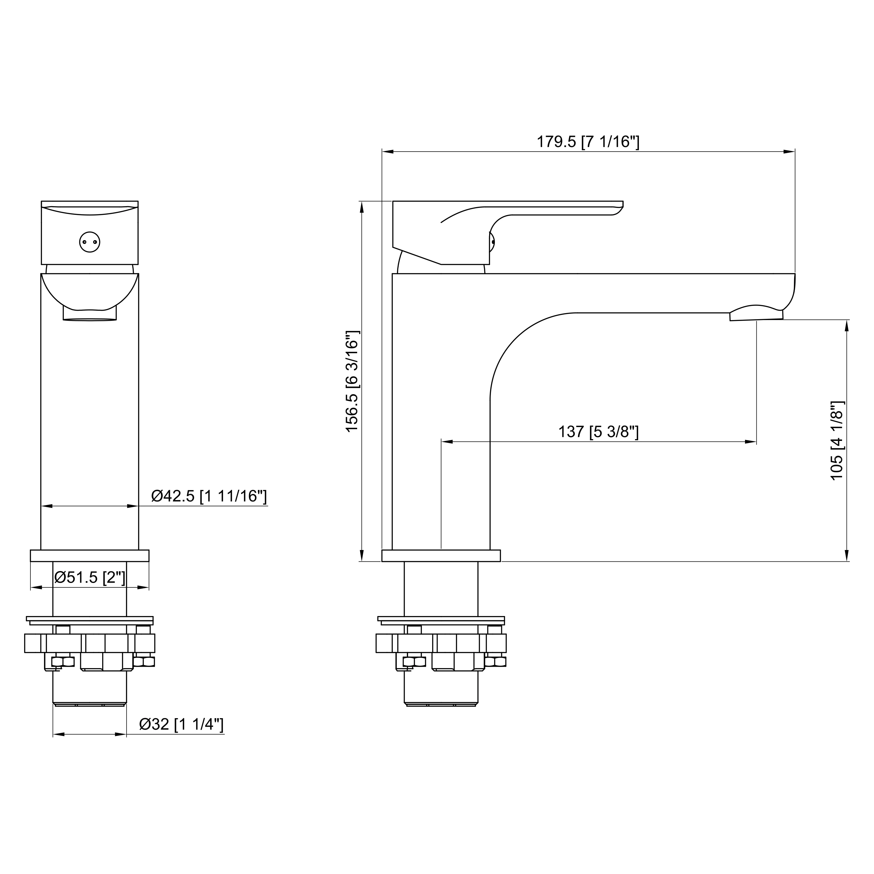 Tidjune Australia Watermark Mixer Tap - Single Handle Faucet