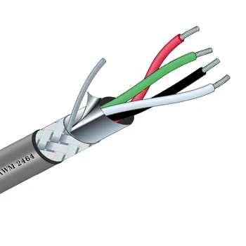 Twisted Pair 22awg Double Shielded Awm 2464 Vw 1 80c 300v Data ...