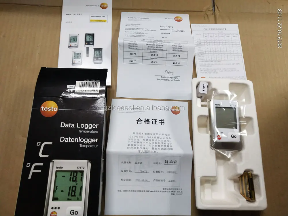 Testo 175 T2 Temperature Data Logger - Precision & Reliability