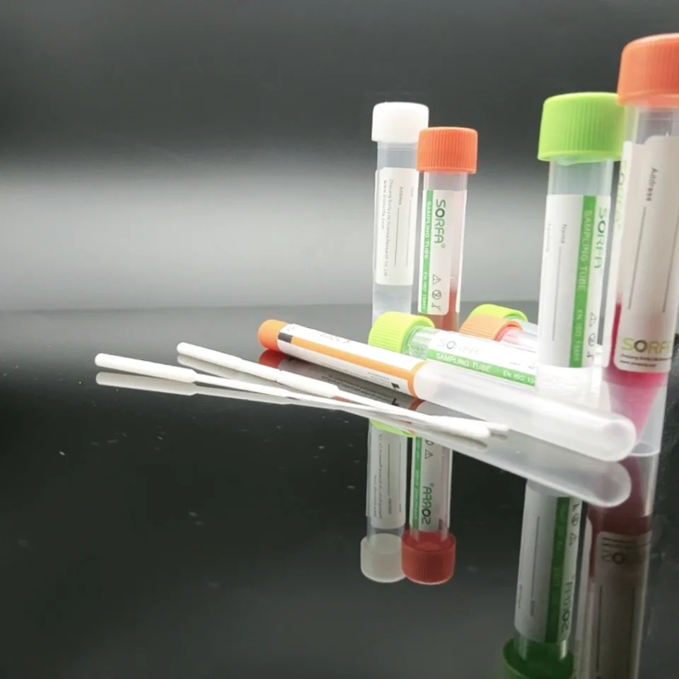 Cryo Barcode Tube Lungene Nasal Swab Test Tube Disposable Sterile ...