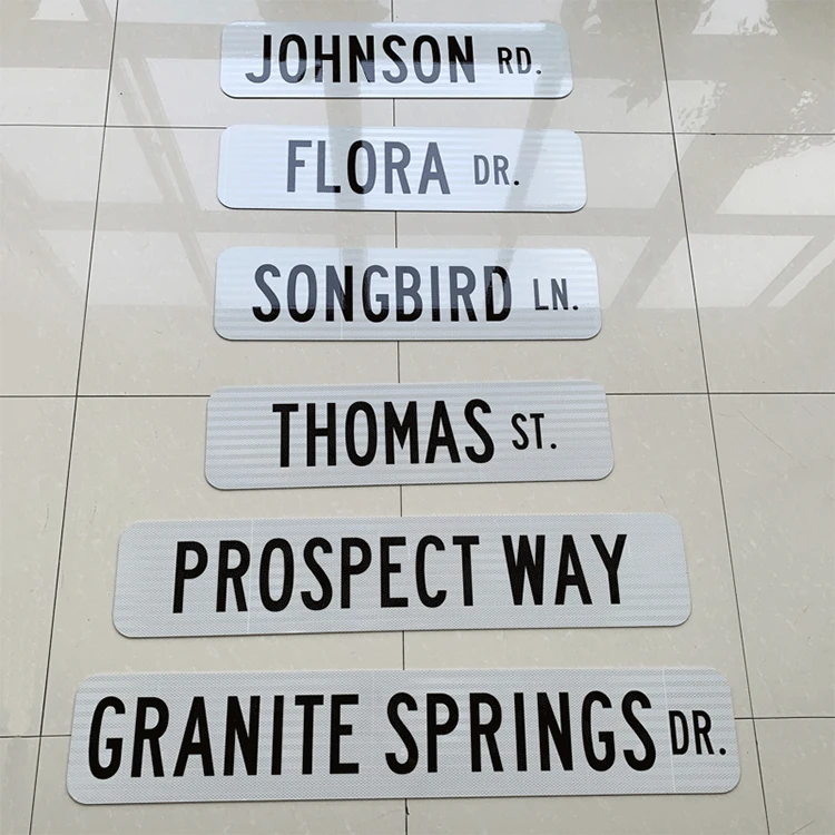 Securun Reflective Double-side Place Name Street Sign - Buy Street Name ...