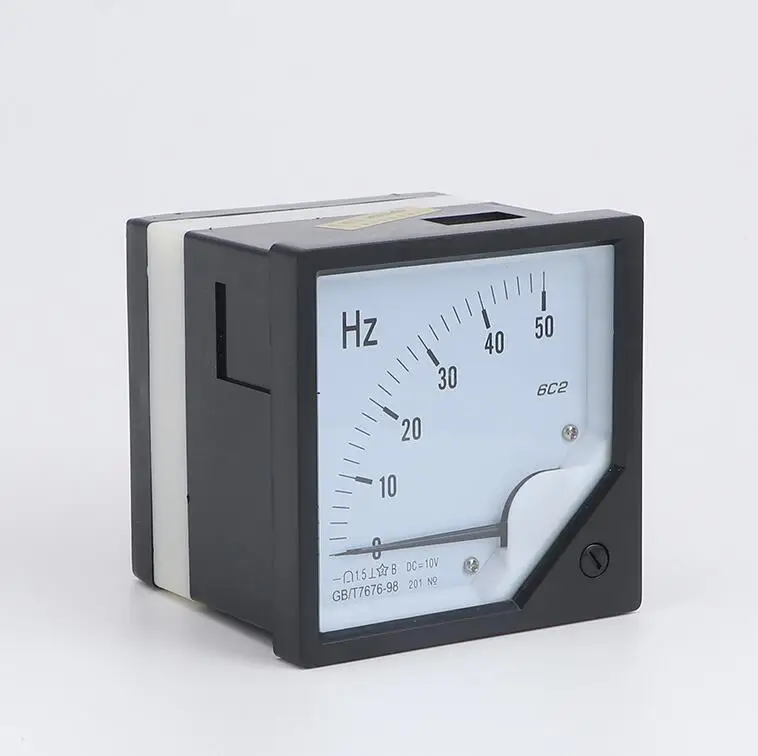 6c2 6l2 Frequency Meter 0-50hz Hz Meter Dc 10v Type 4-20ma Current ...