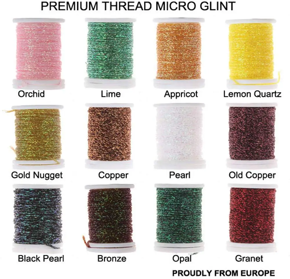 Bmicro Glint Metallic Thread Fly Tying Materials (b02) - Buy Fly Tying ...