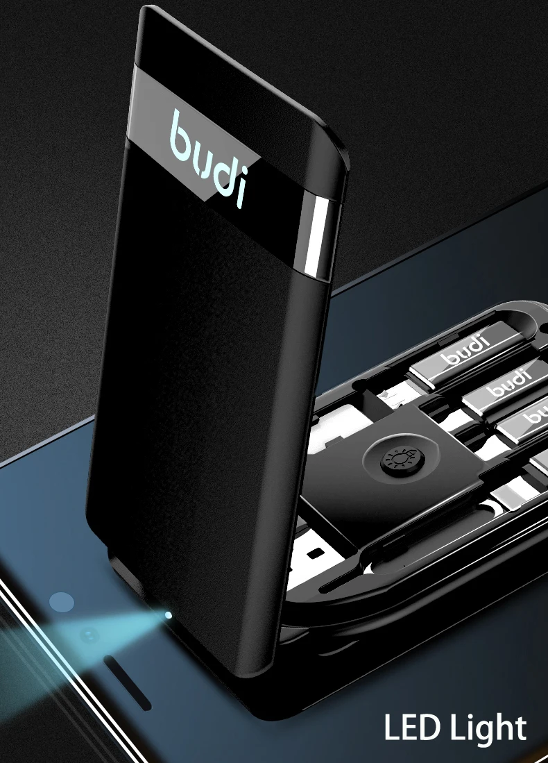 Budi/oem 6 In 1 Wireless Charging With Multi-type C Charging Cable ...