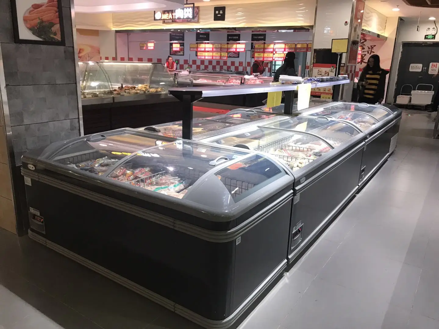 Supermarket Chest Freezer 2m Auto-defrost Aht Island Freezer With Ce ...