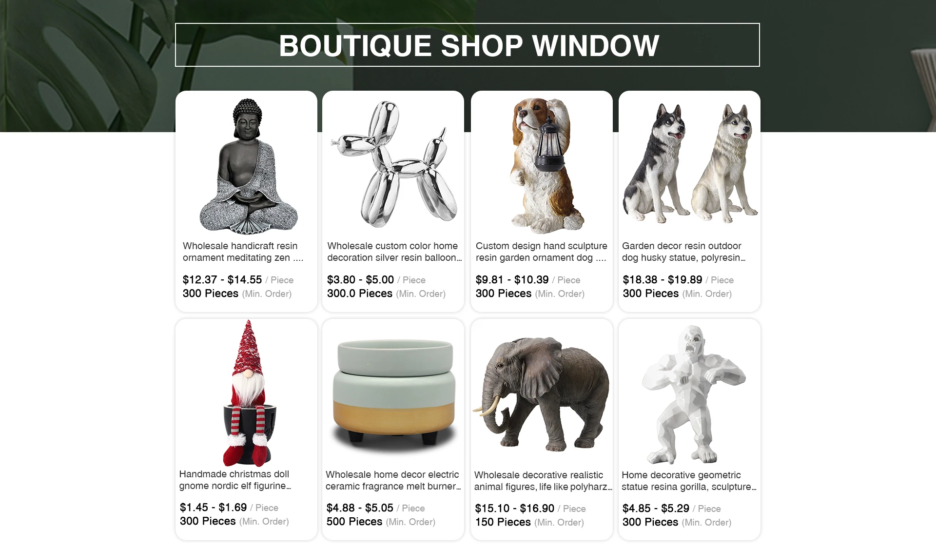 Quanzhou Huitai Photoelectric Technology Co., Ltd. - Ployresin Crafts ...