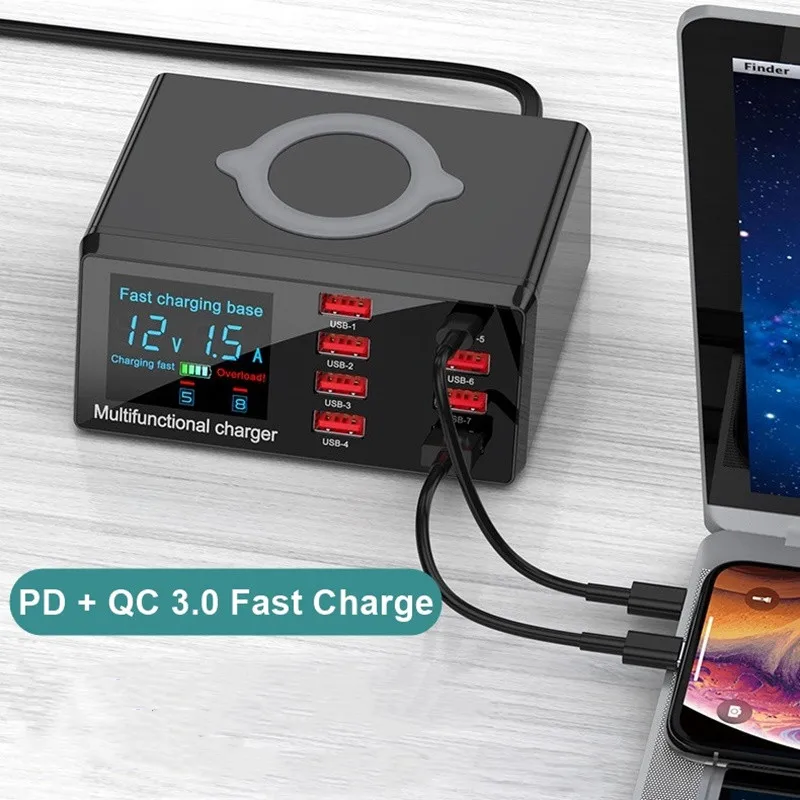 3c,Ce,Emc,Fcc,Rohs Certified Multifunctional Pd Wireless Fast Charger ...